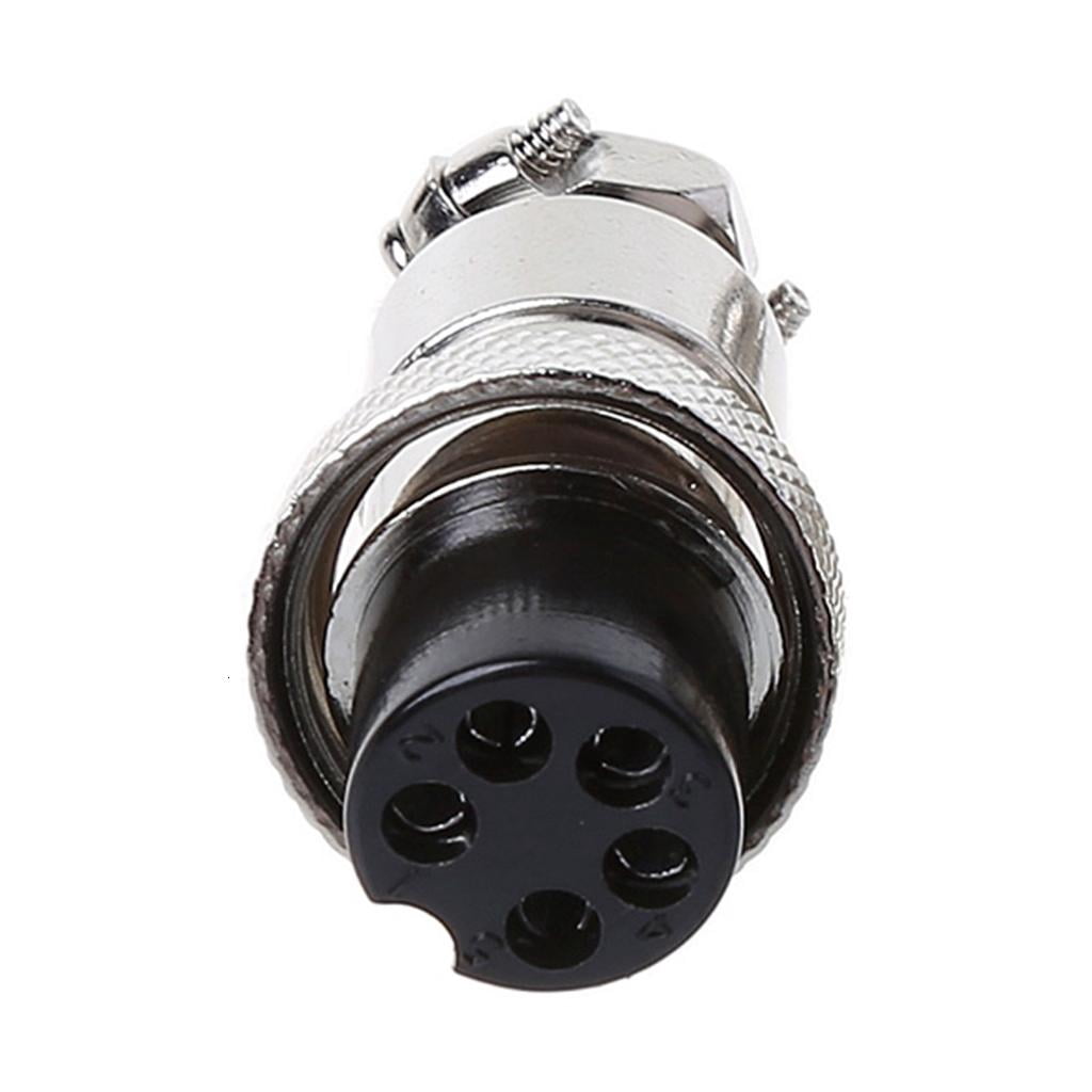 GX16 Metal Butting Docking Female Diameter 16mm/0.62inch Circular ...