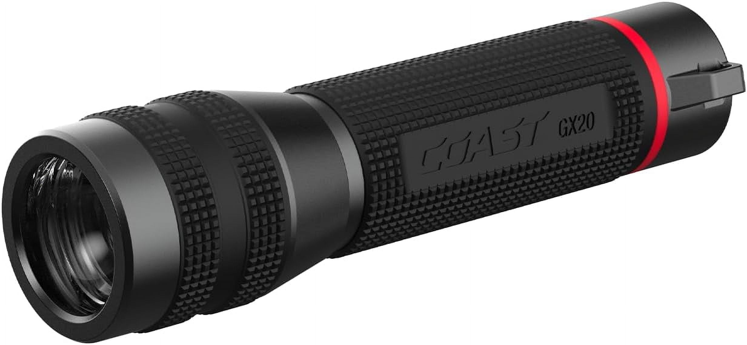 GX20 1200 Lumen Waterproof Alkaline-Dual Power LED Flashlight with ...