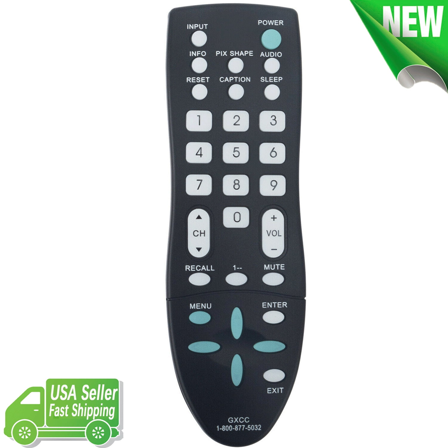 GXCC Replace Remote Control for Sanyo TV GXFA DP19649 DP19648 DP26649 ...