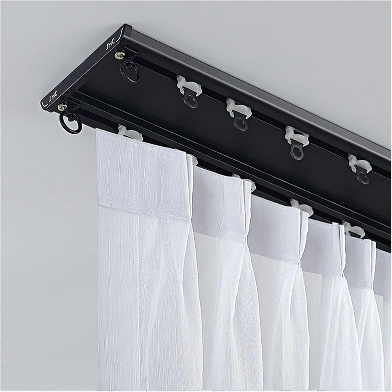 GXCZ 1.2mm Ultra-thin Curtain Track Floating Double Conjoined Curtain ...
