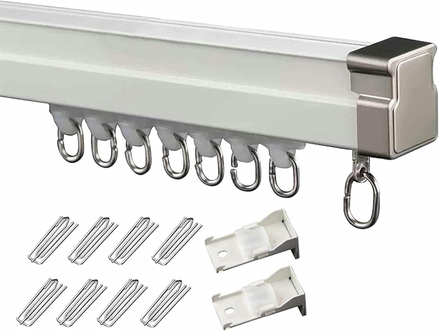 GXCZ Ceiling Curtain Rod Ceiling Curtain Track, Curtain Track, Bendable ...