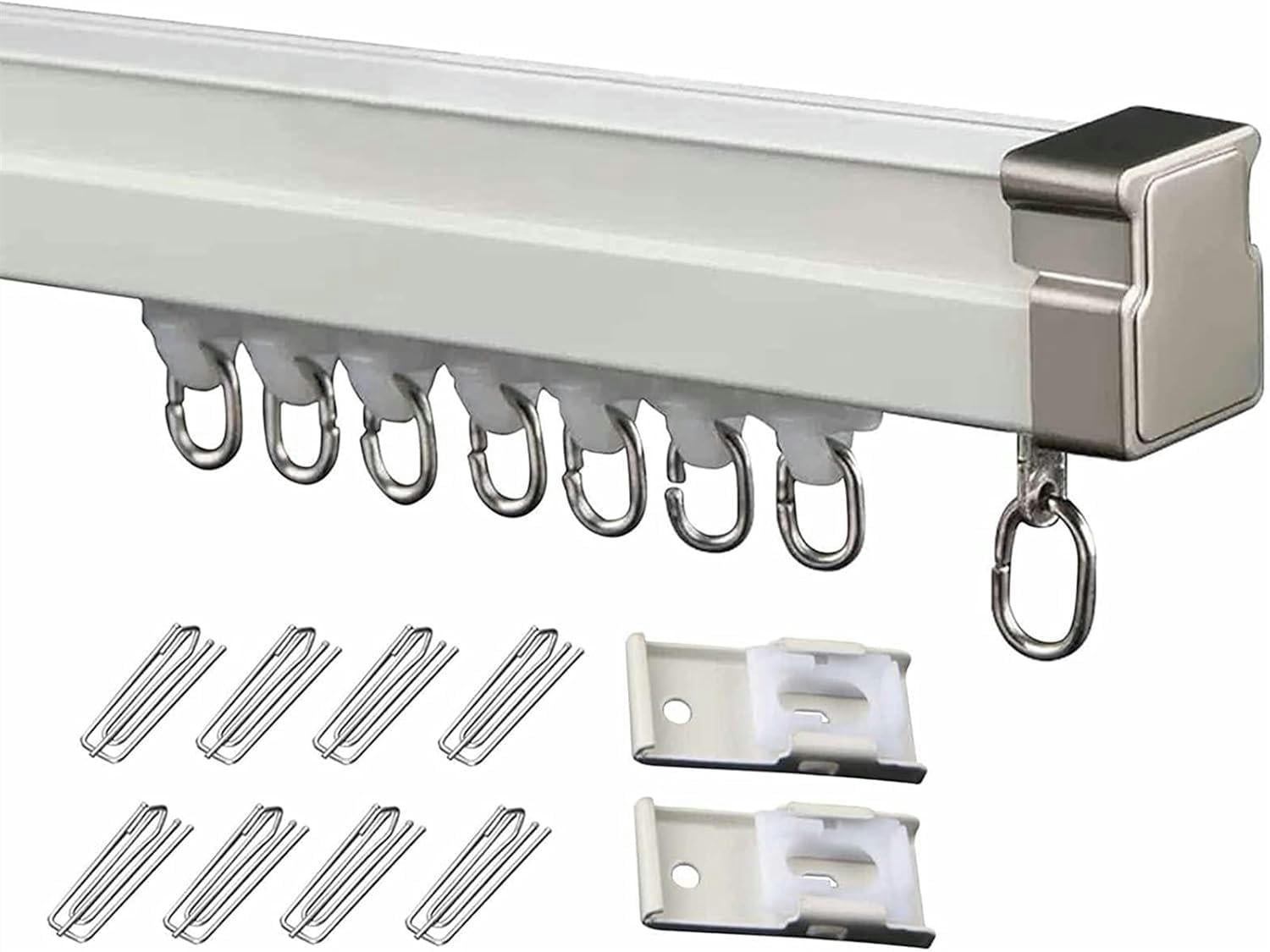 GXCZ Ceiling Curtain Rod Ceiling Curtain Track, Curtain Track, Bendable ...