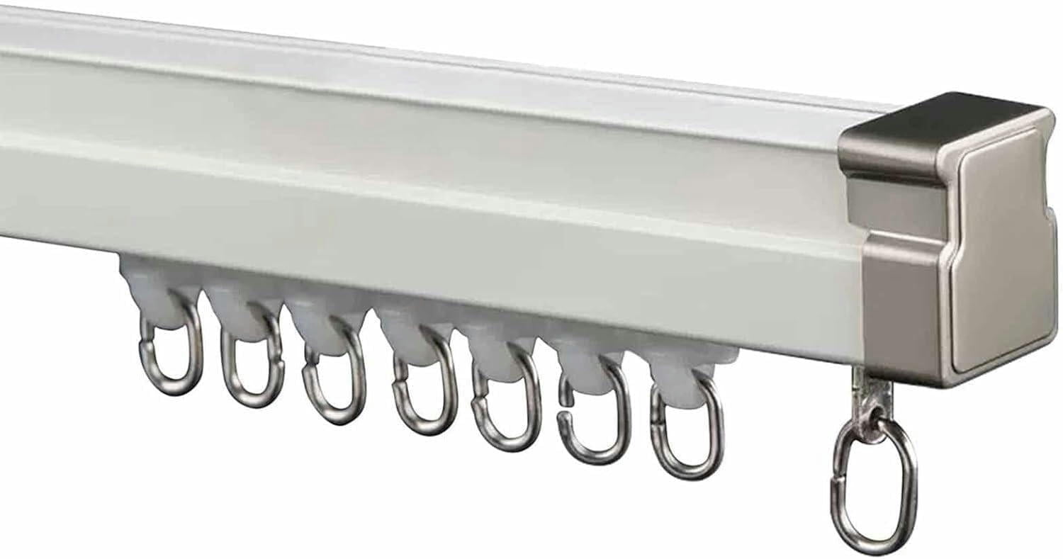 GXCZ Ceiling Or Wall Mounted Curtain Track For Bay Window/bedroom/door ...