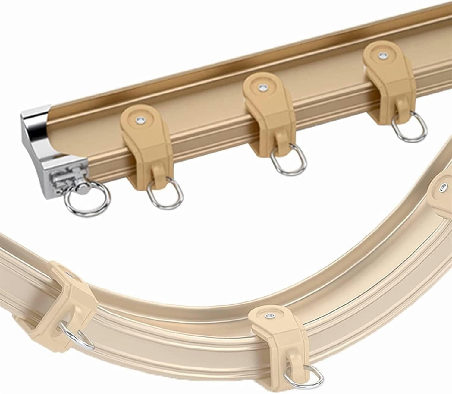 GXCZ Curtain Rod Ceiling Curtain Track, Curtain Track, Wall Mount ...