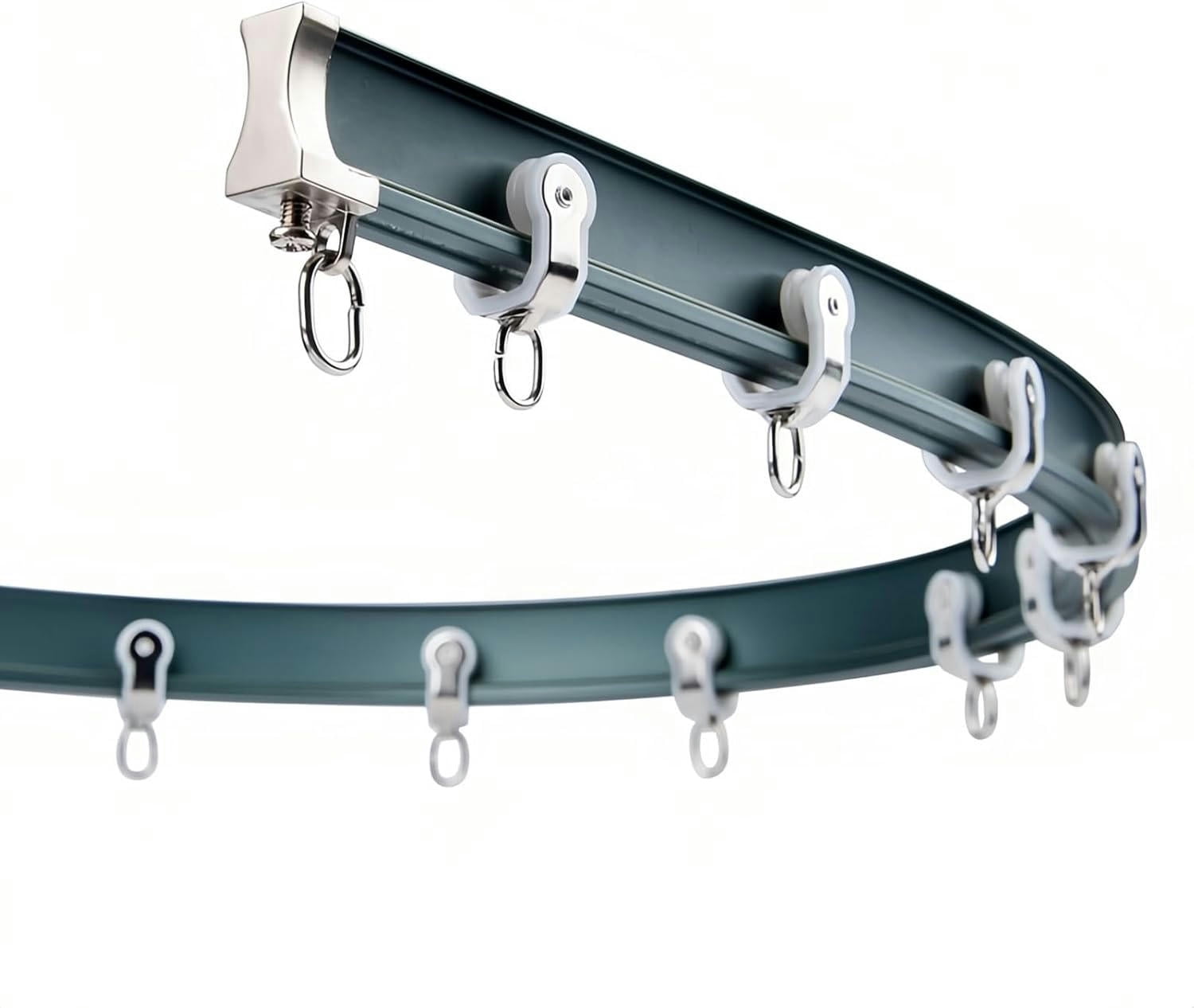 GXCZ Curtain Rods Aluminium Curtain Track Easy To Bend For Curtains ...