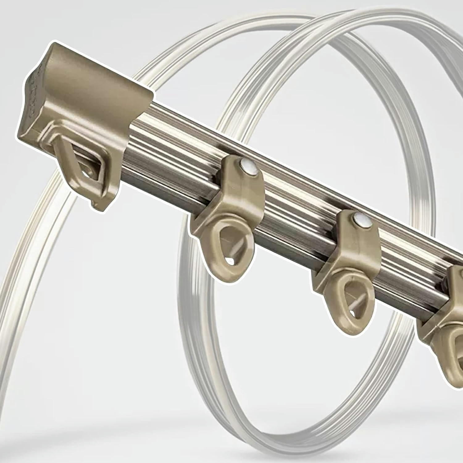 GXCZ Curtain Rods Flexible Curtain Pole Track, Ceiling/wall Mounted ...