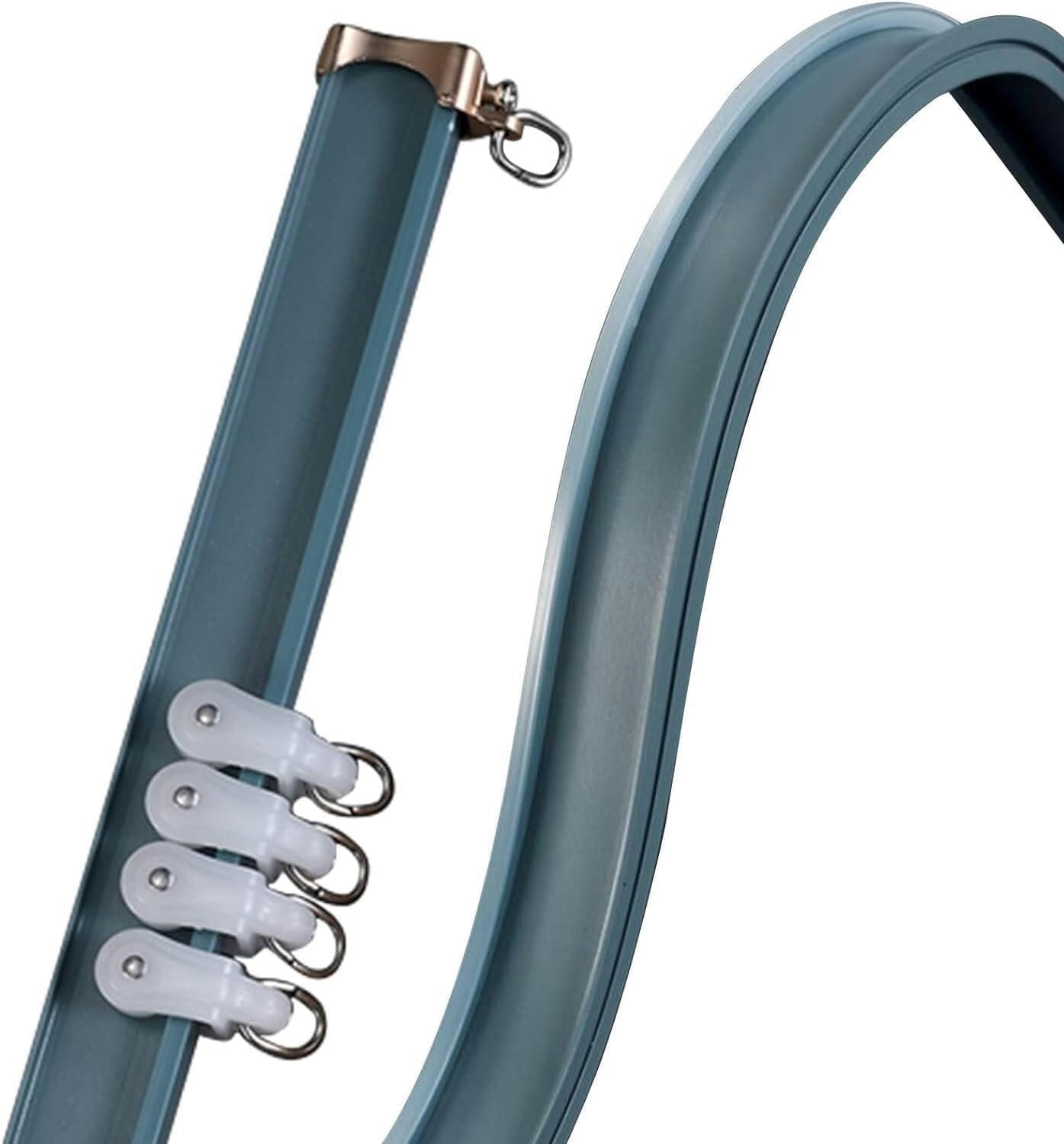 GXCZ Curtain Rods For Windows Curved Curtain Track System, Ceiling/wall ...