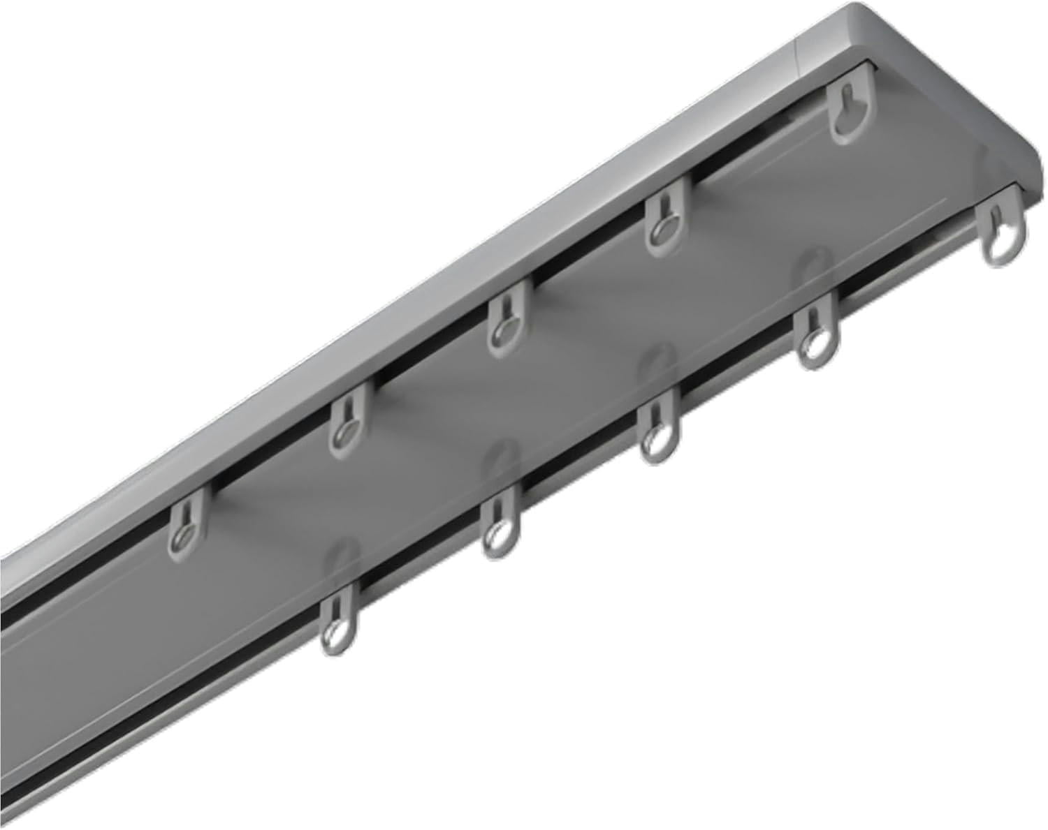 GXCZ Curtain Rods For Windows Double Row Ceiling Curtain Track (Ceiling ...