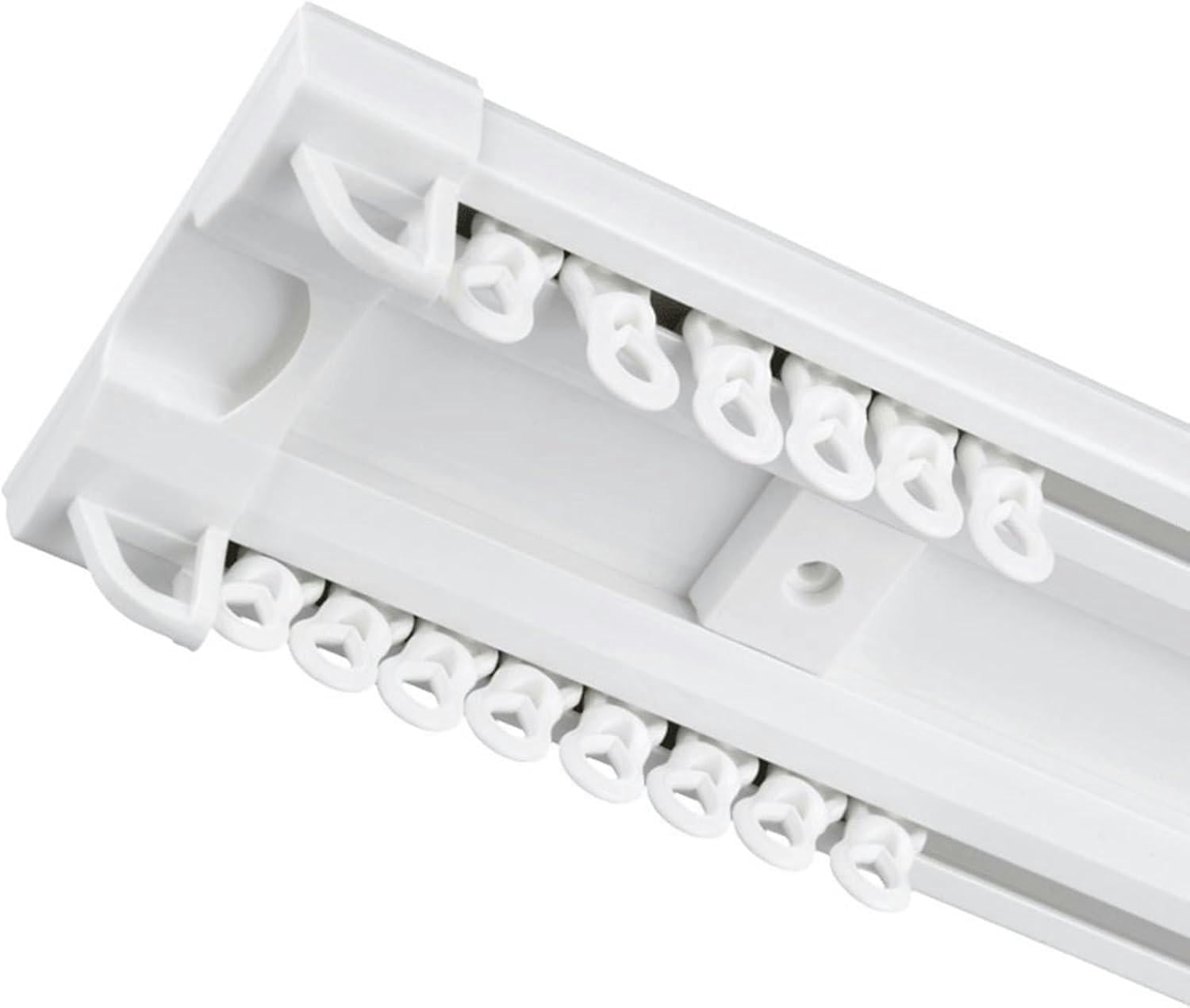 GXCZ Curtain Rods For Windows Double Curtain Track Heavy-Duty Conjoined ...