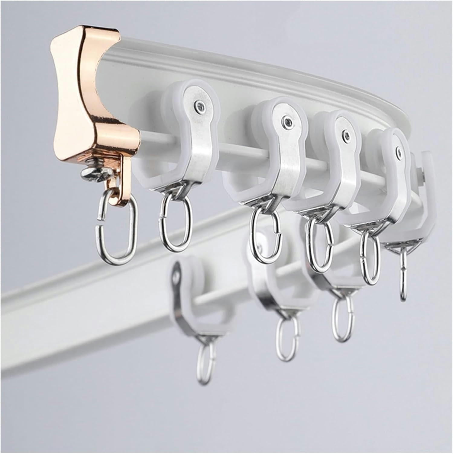 GXCZ Curtain Rods For Windows Flexible Curtain Track - Bendable Curtain ...