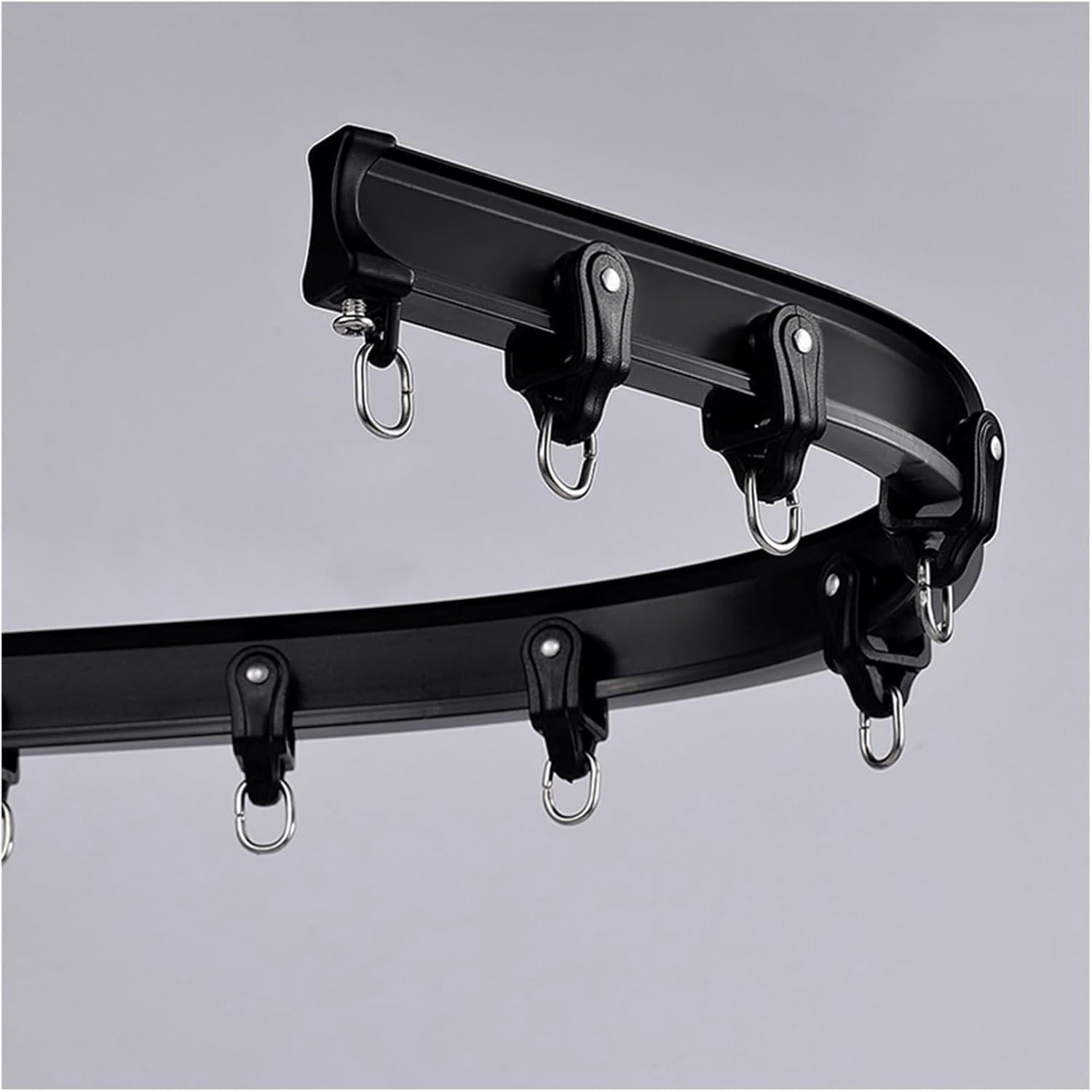 GXCZ Curtain Rods For Windows Heavy-Duty Ceiling Or Wall Curtain Track ...