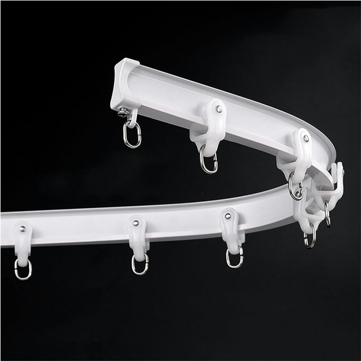 GXCZ Curtain Rods For Windows Heavy-Duty Ceiling Or Wall Curtain Track ...