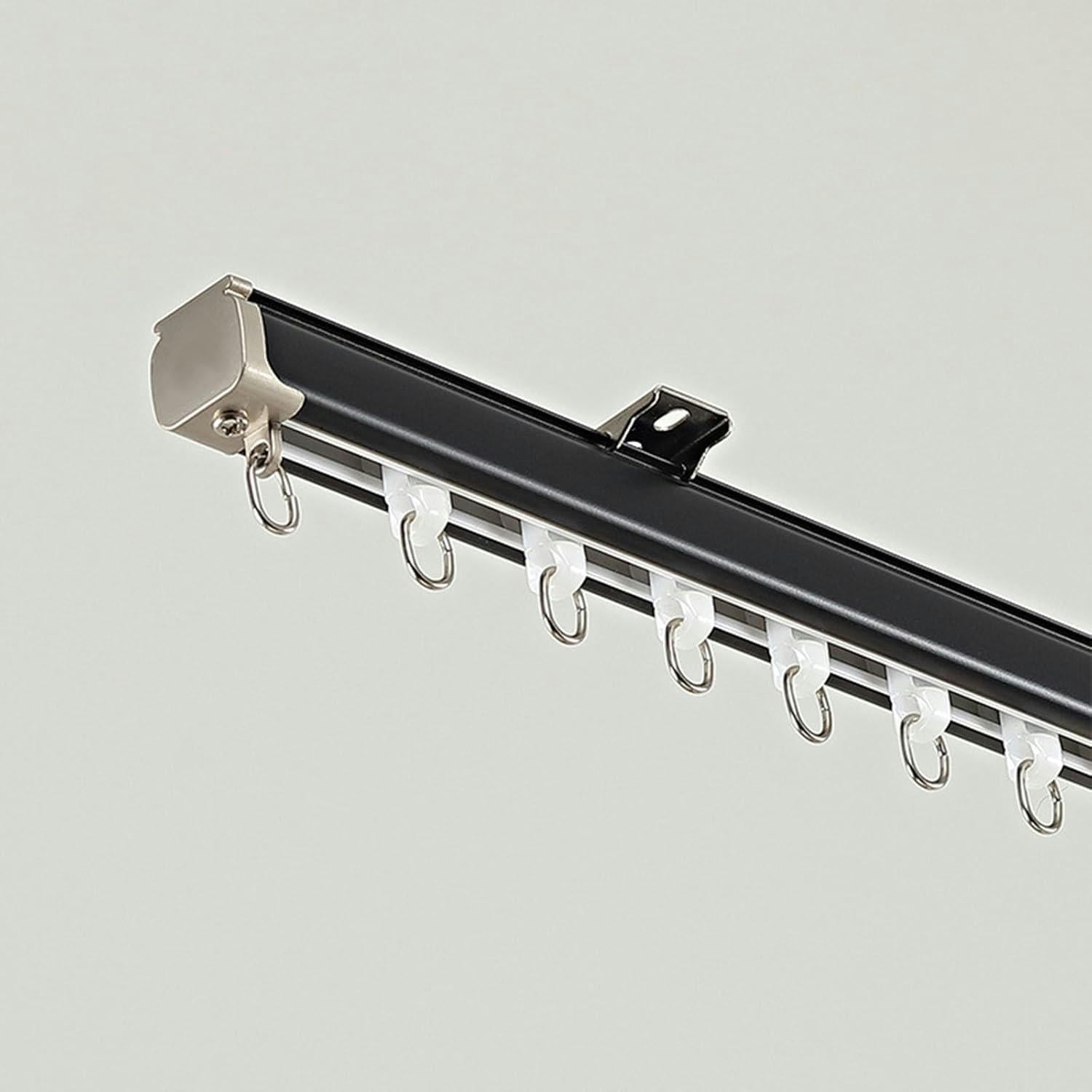 GXCZ Curtain Rods For Windows Heavy-Duty Ceiling Curtain Track, Room ...