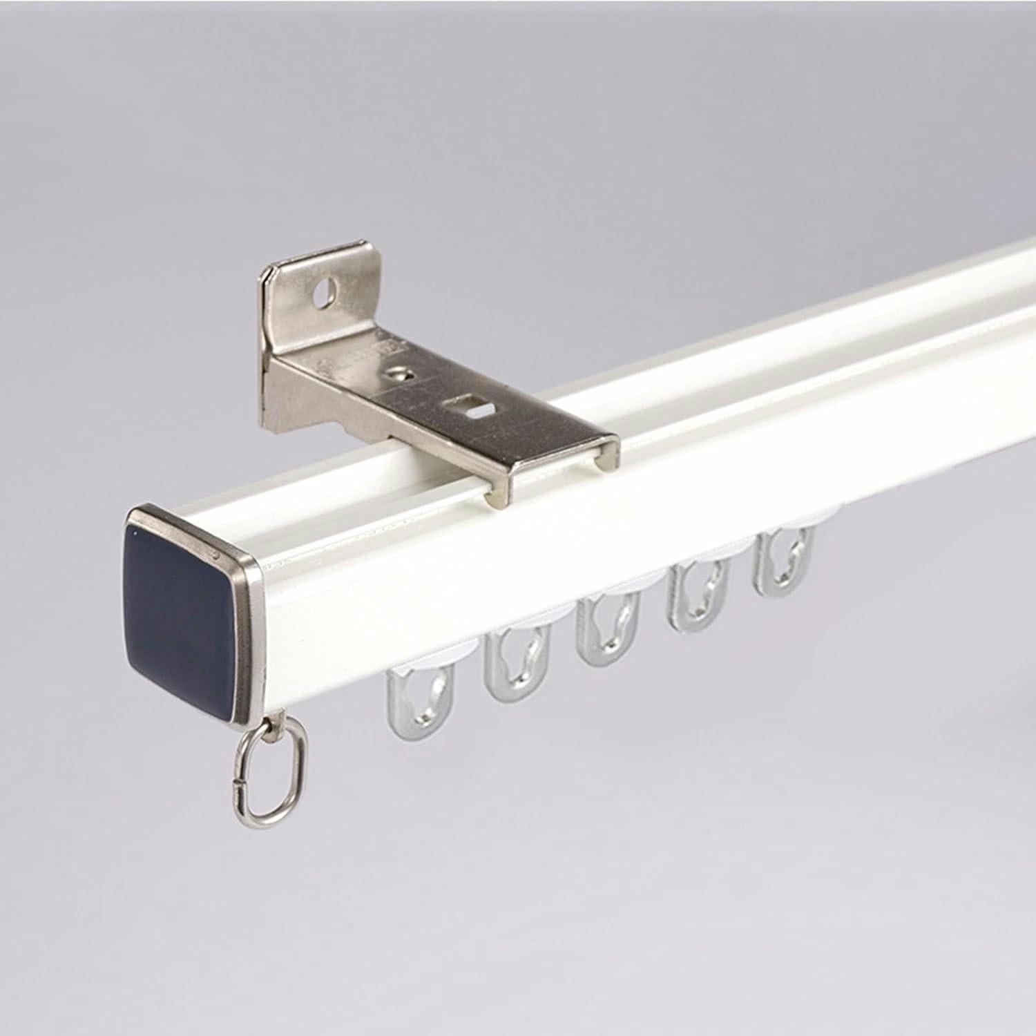 GXCZ Curtain Rods For Windows Single Curtain Rail Track, Heavy-Duty ...
