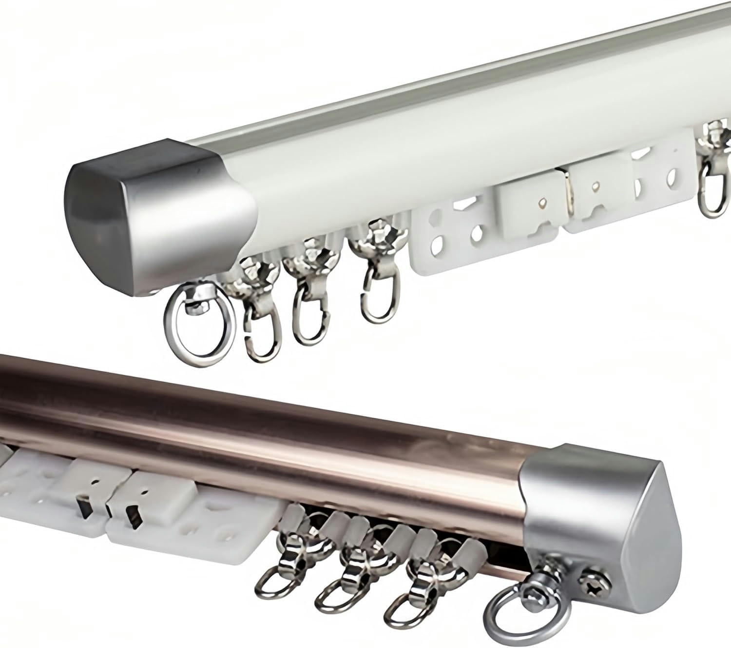 GXCZ Curtain Rods For Windows Sliding Curtain Rail, Aluminium Ceiling ...