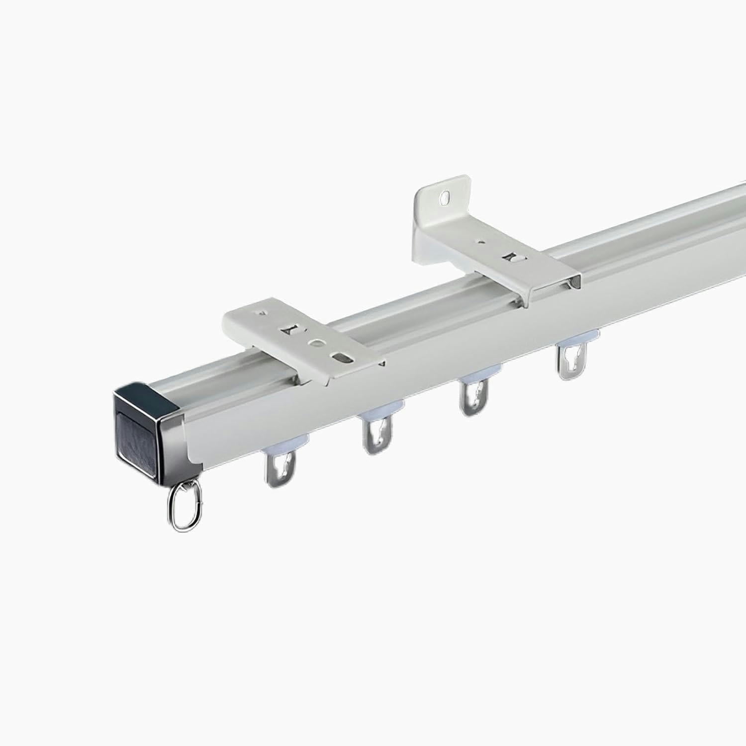 GXCZ Curtain Rods For Windows Sliding Curtain Rail Ceiling/Wall Mounted ...