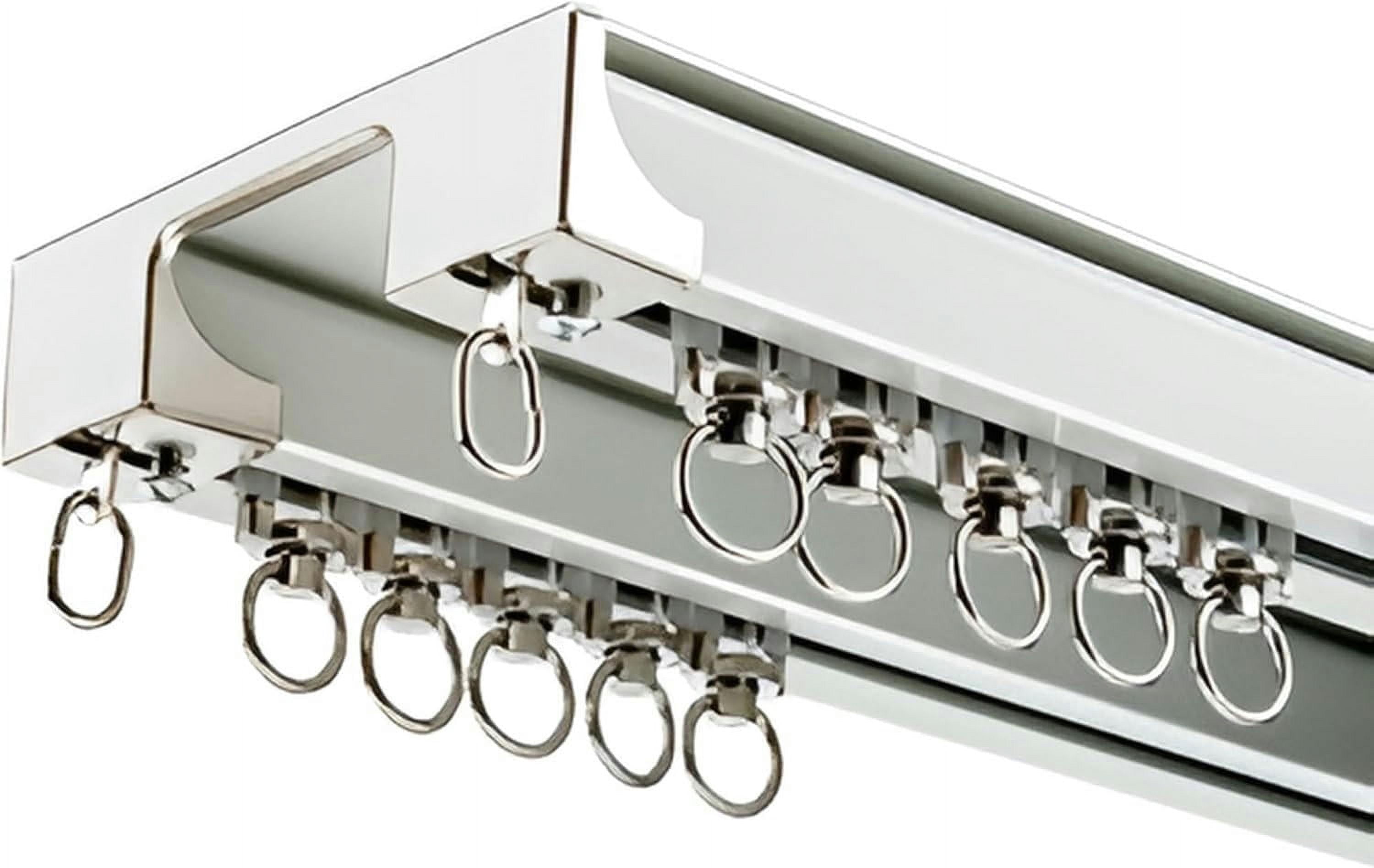 GXCZ Curtain Rods For Windows Curtain Track Ceiling Mount, 2mm Curtain ...