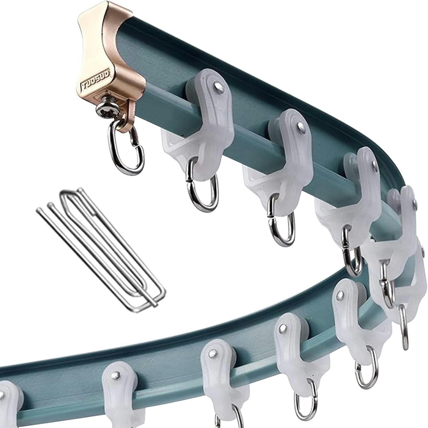 GXCZ Curtain Rods For Windows Curtain Track, Ceiling Curtain Track, Room Divider Curtain Rod ...