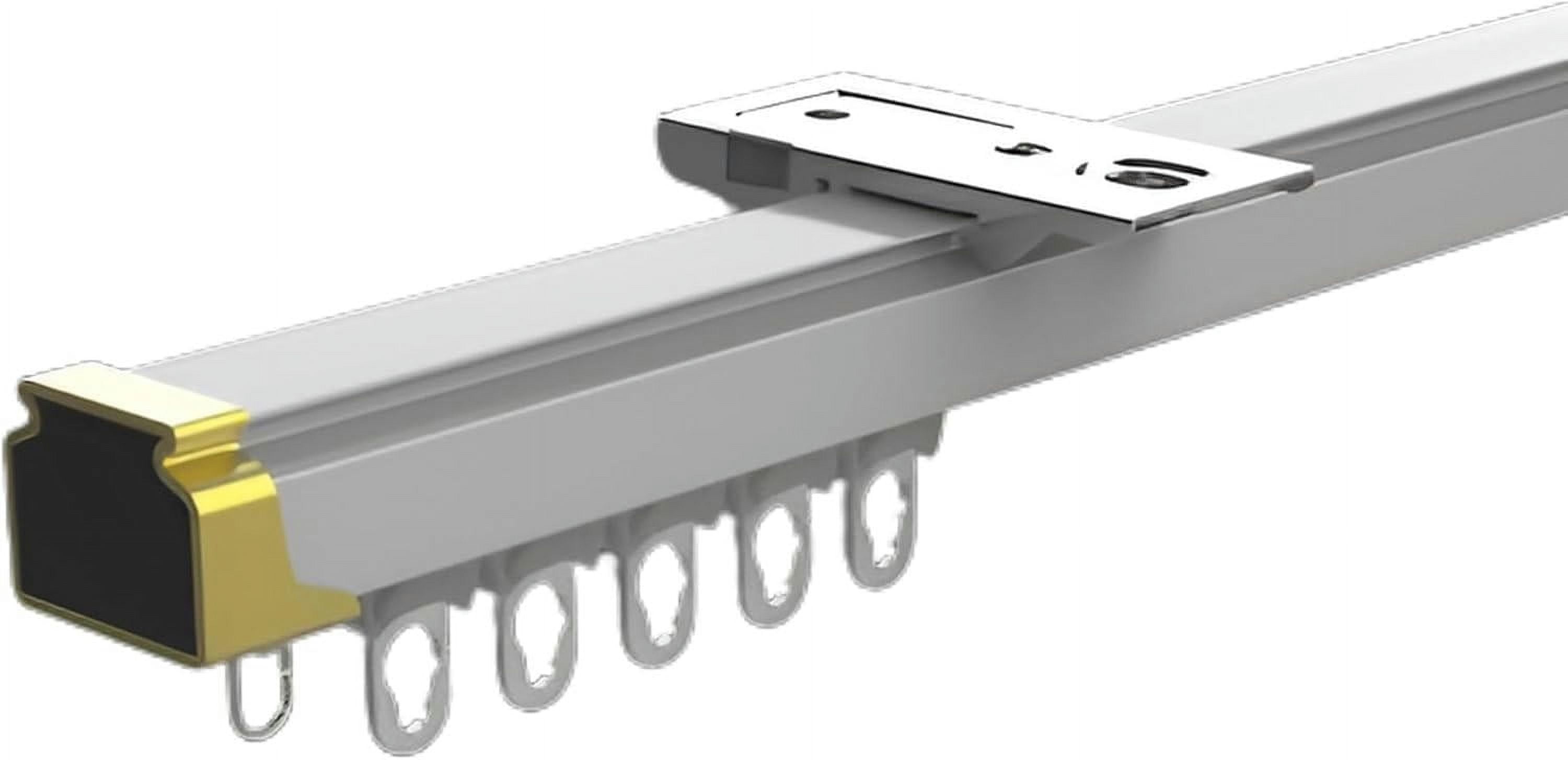 GXCZ Curtain Rods Heavy Duty Curtain Track System Set, 70-600cm/2.2-19 ...