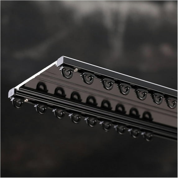 GXCZ Curtain Rods Room Divider Curtain Track, Heavy-Duty Curtain Rail ...