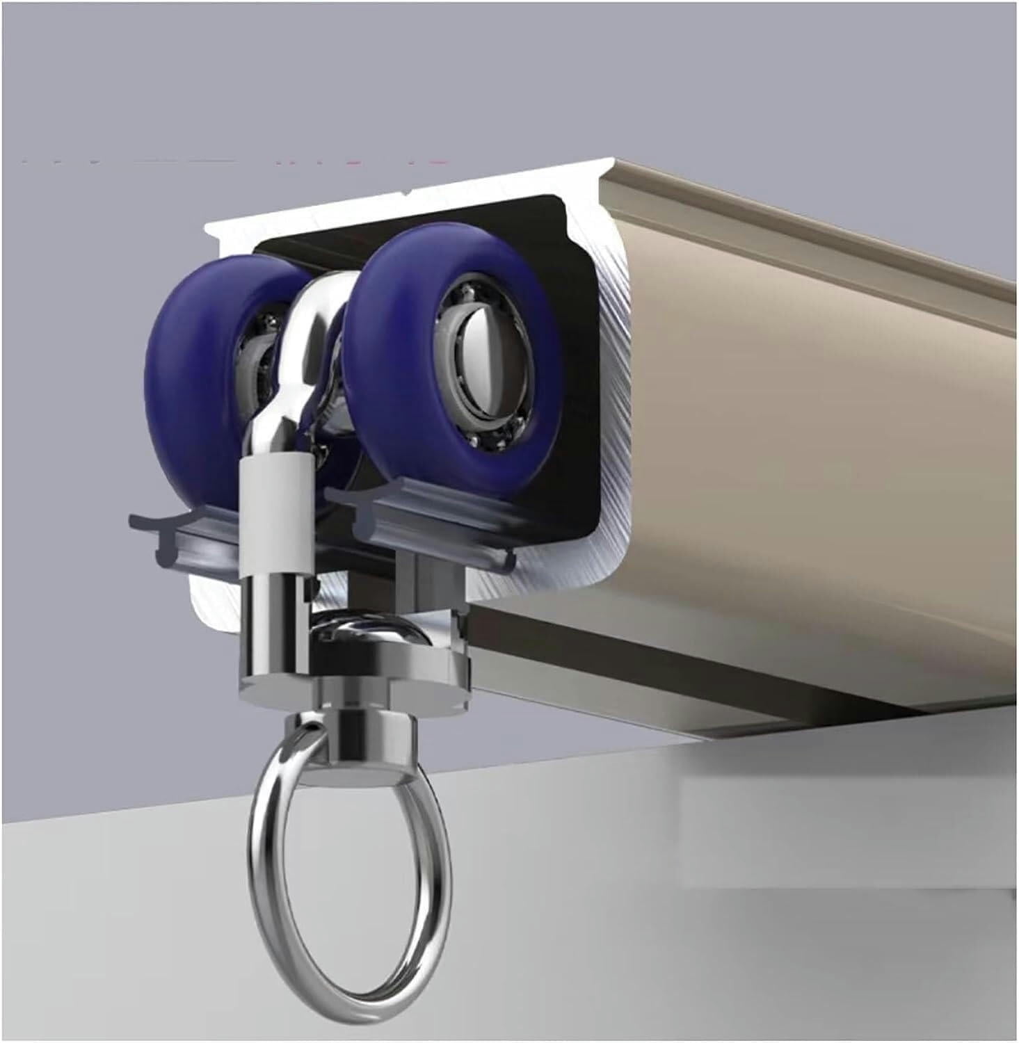 GXCZ Curtain Rods Straight Single Valance Rail 4ft-40ft, Heavy Duty ...