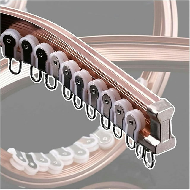 GXCZ Curtain Rods Curtain Track, Ceiling Curtain Track, Ceiling/Wall ...