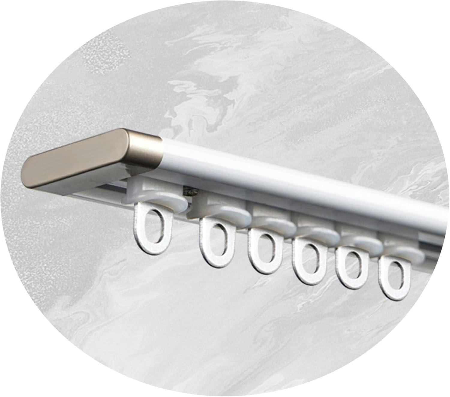 GXCZ Curtain Rods Ultra-Thin Curtain Track, Aluminium Ceiling Track For ...