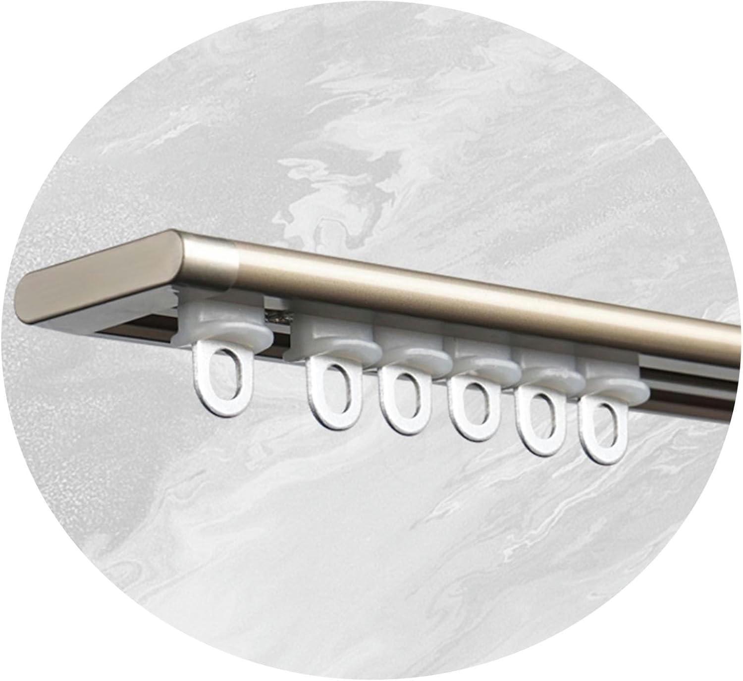 GXCZ Curtain Rods Ultra-Thin Curtain Track, Aluminium Ceiling Track For ...