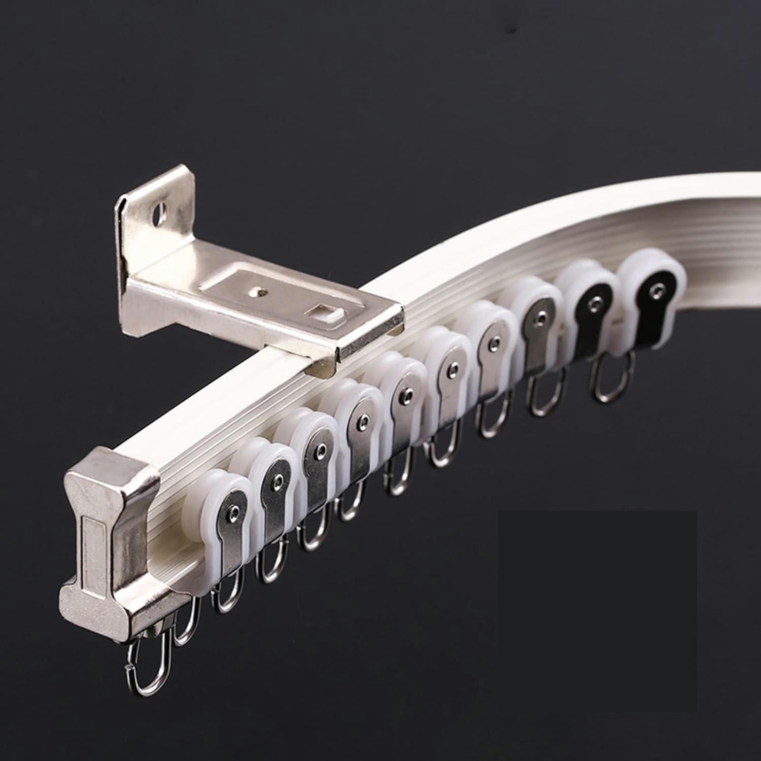 GXCZ Curtain Rods Wall Mount/Ceiling Mount Curtain Track Rod, Wall ...