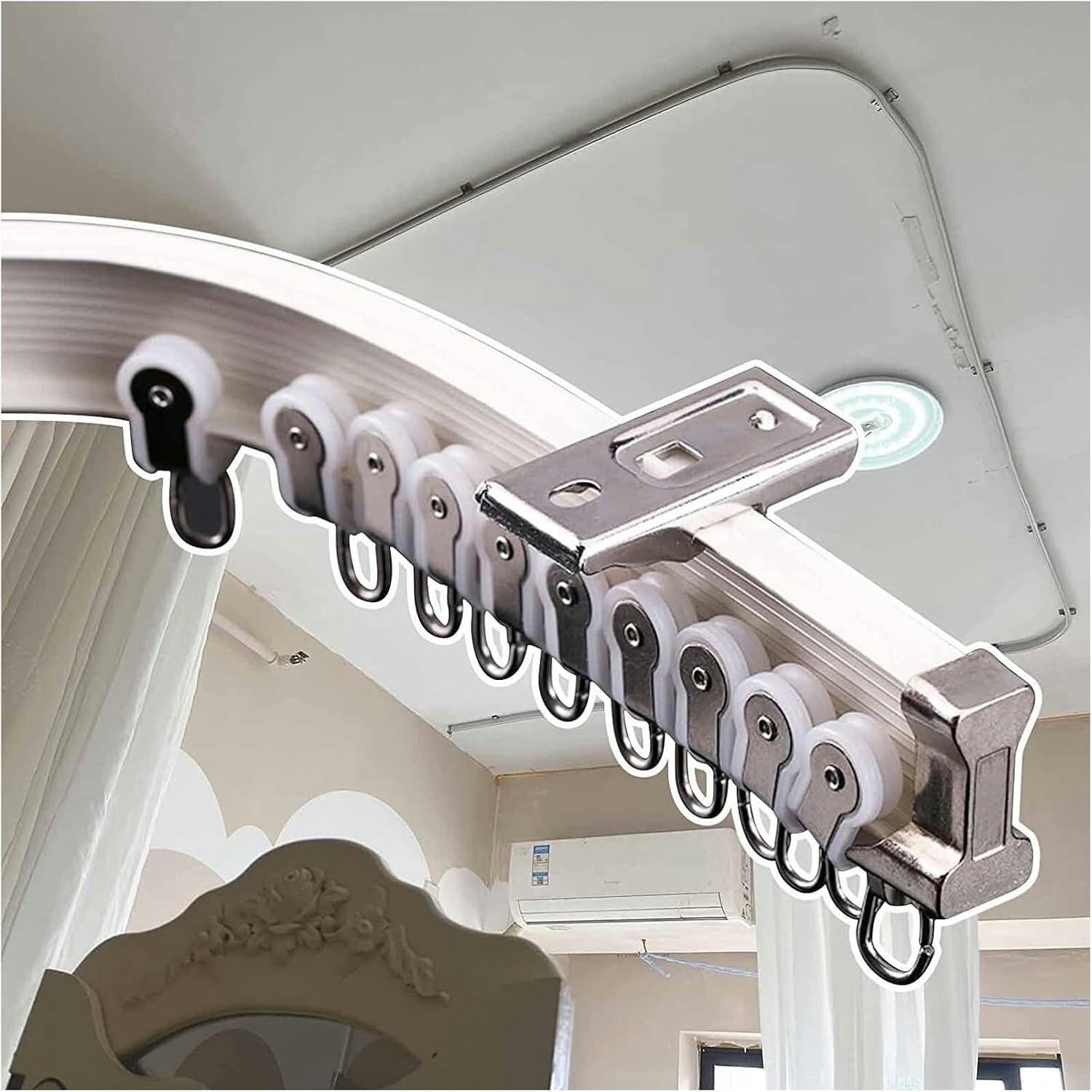 GXCZ Curtain Rods For Windows Ceiling Curtain Track, Curtain Track ...