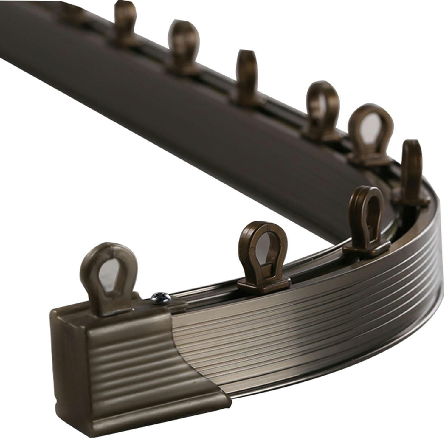 GXCZ Curtain Rods For Windows Curved Curtain Rail With Installation ...