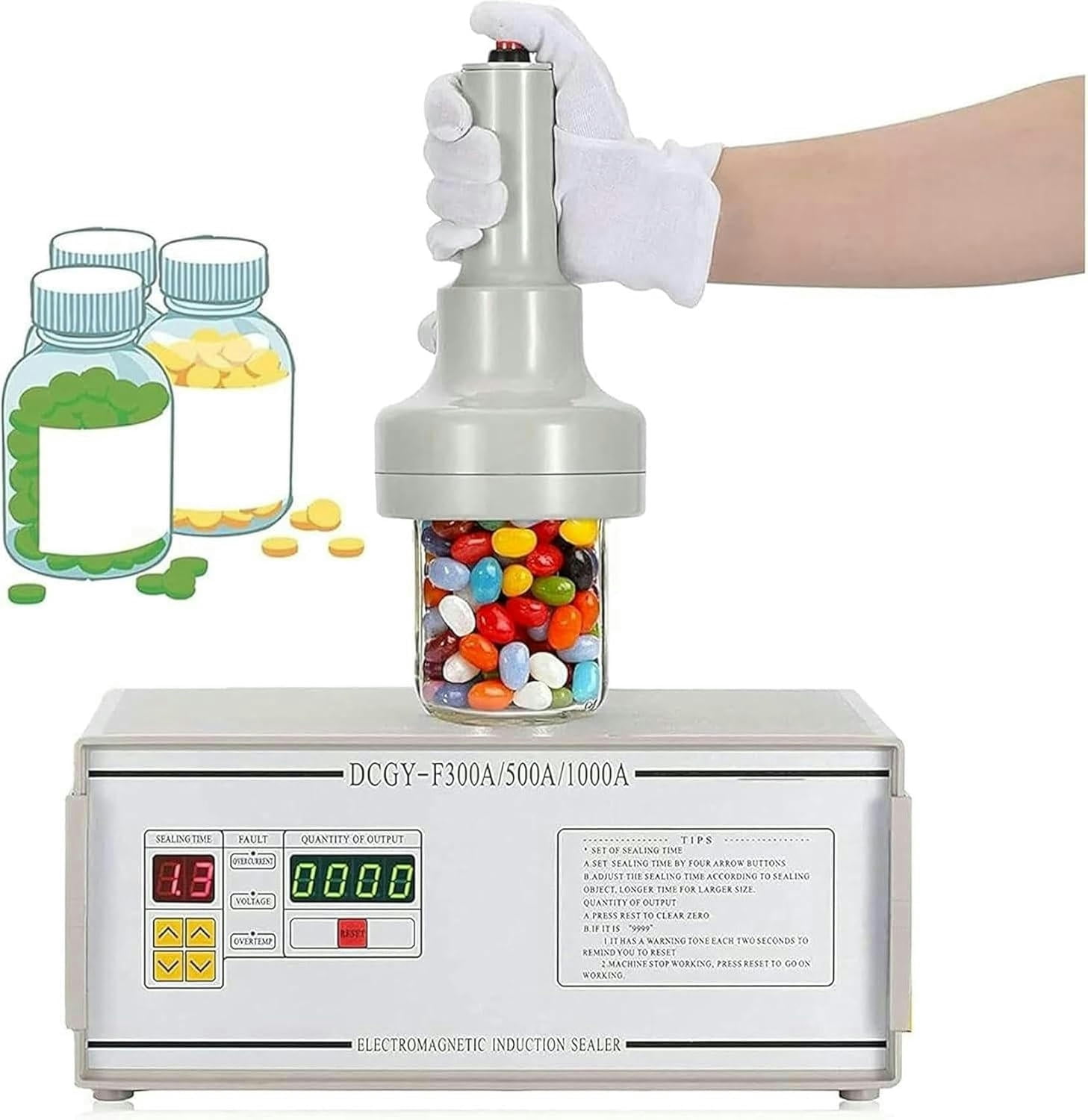 GXCZ Food Saver Vacuum Sealer Machine Handheld electromagnetic ...