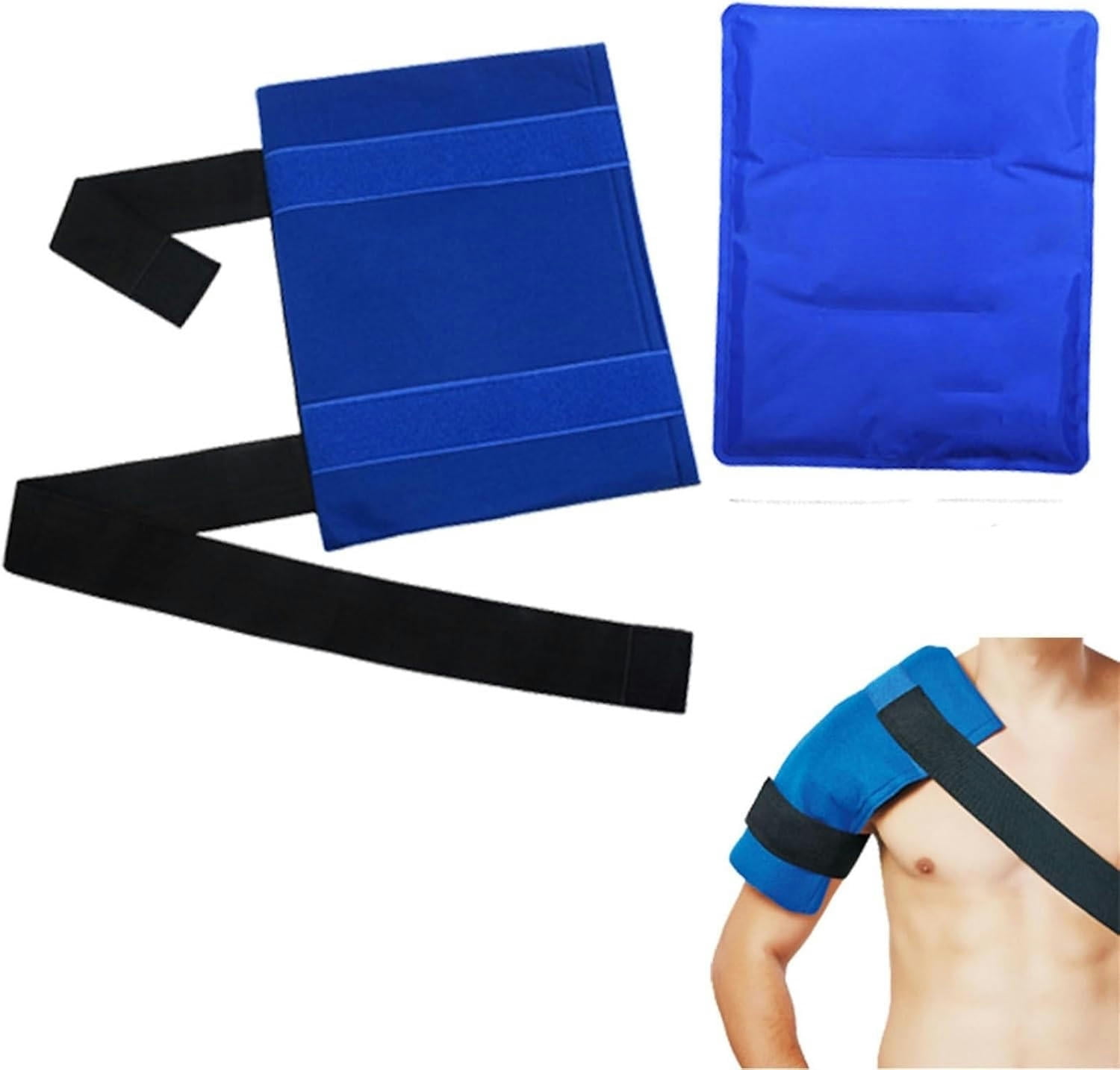 GXCZ Ice Pack for Lower Back Pain Relief, Ice Wrap Gel Cold/Hot Pack ...