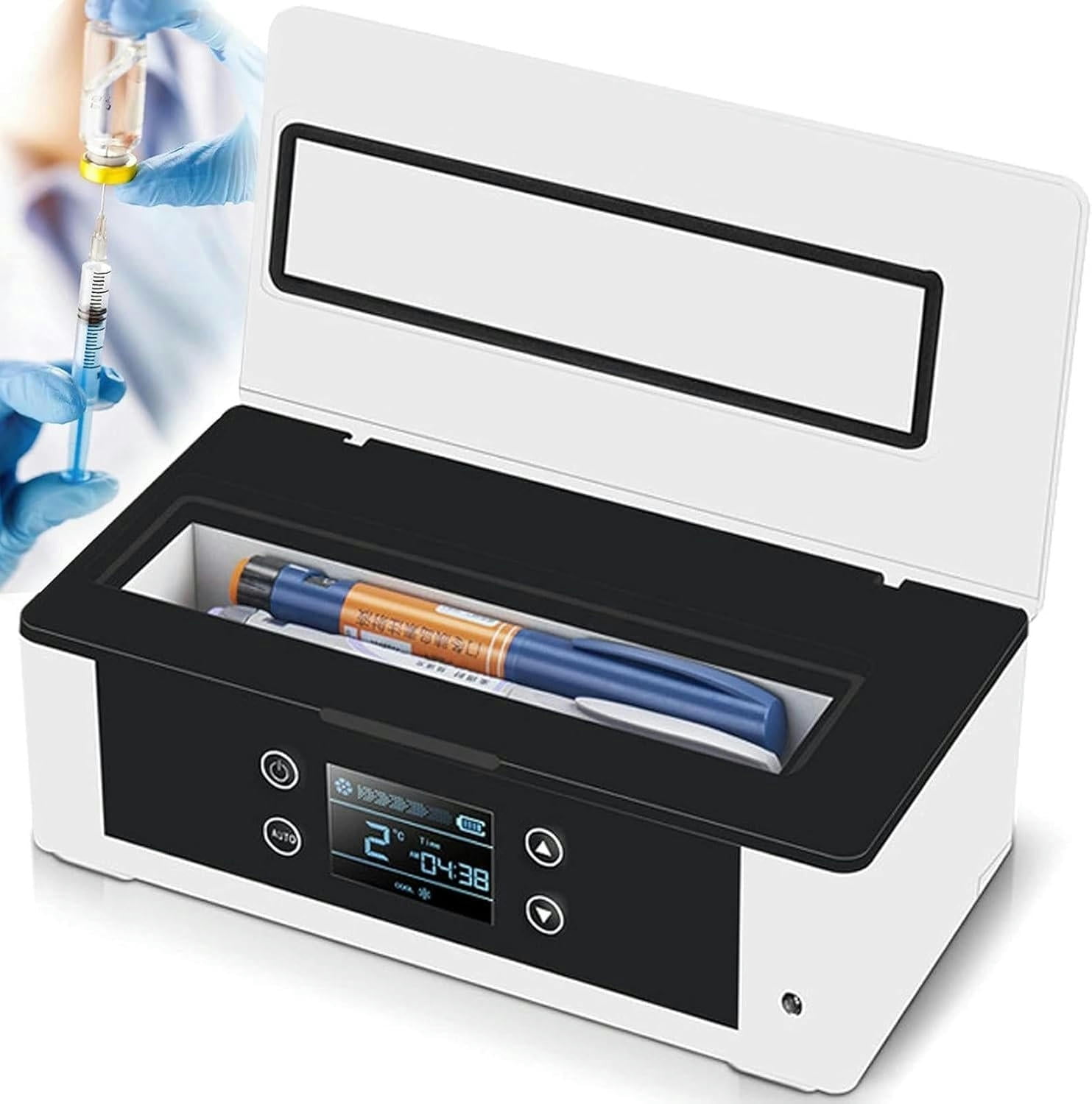 GXCZ Insulin Cooler,Portable Mini Travel Refrigerated Box,Insulin ...