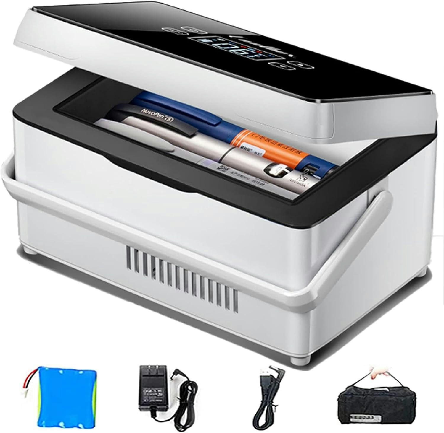 GXCZ Insulin Cooler,Portable Smart Mini Refrigerator,Mini Insulin ...