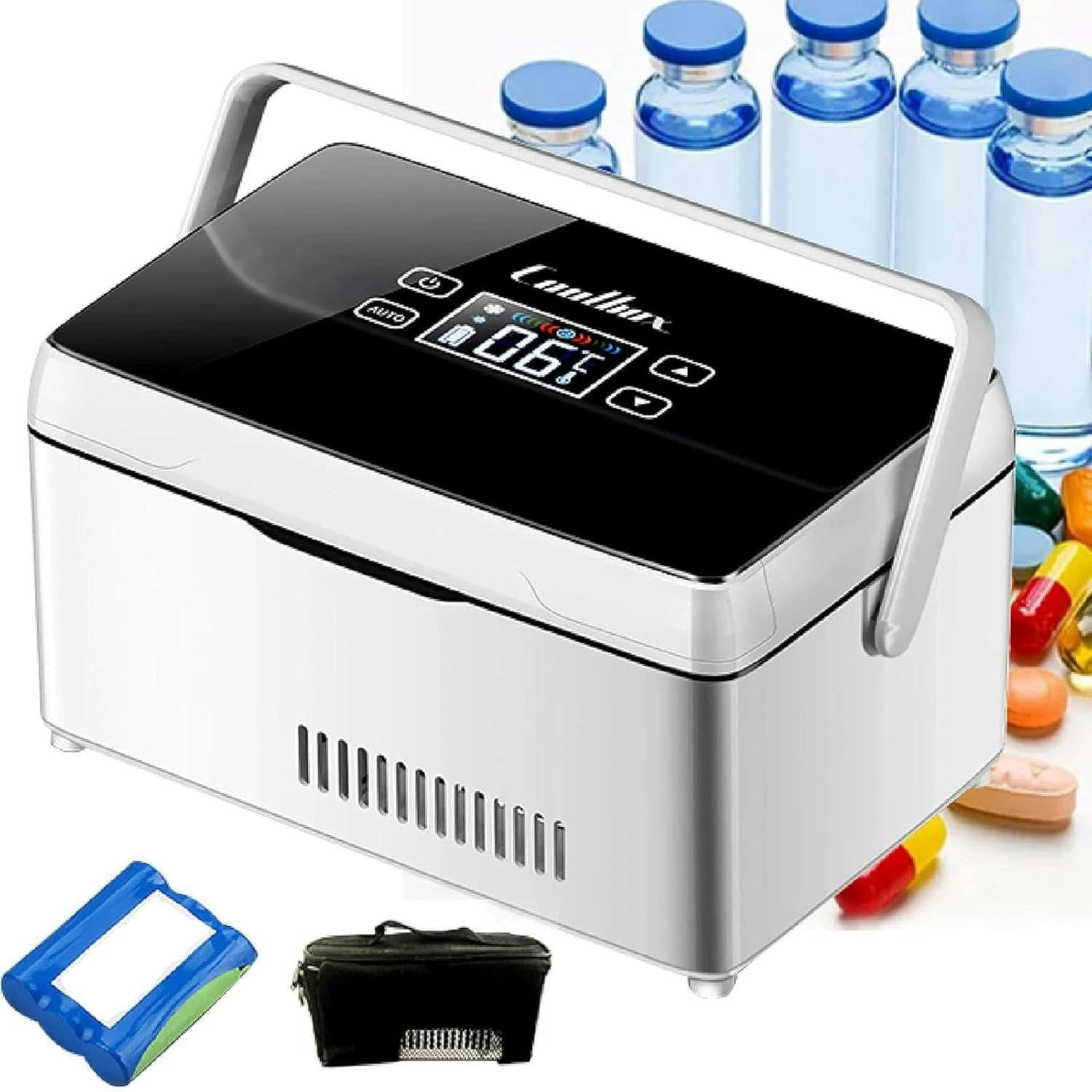 GXCZ Insulin Cooling Box Refrigerator Insulin Cooler Travel Box ...
