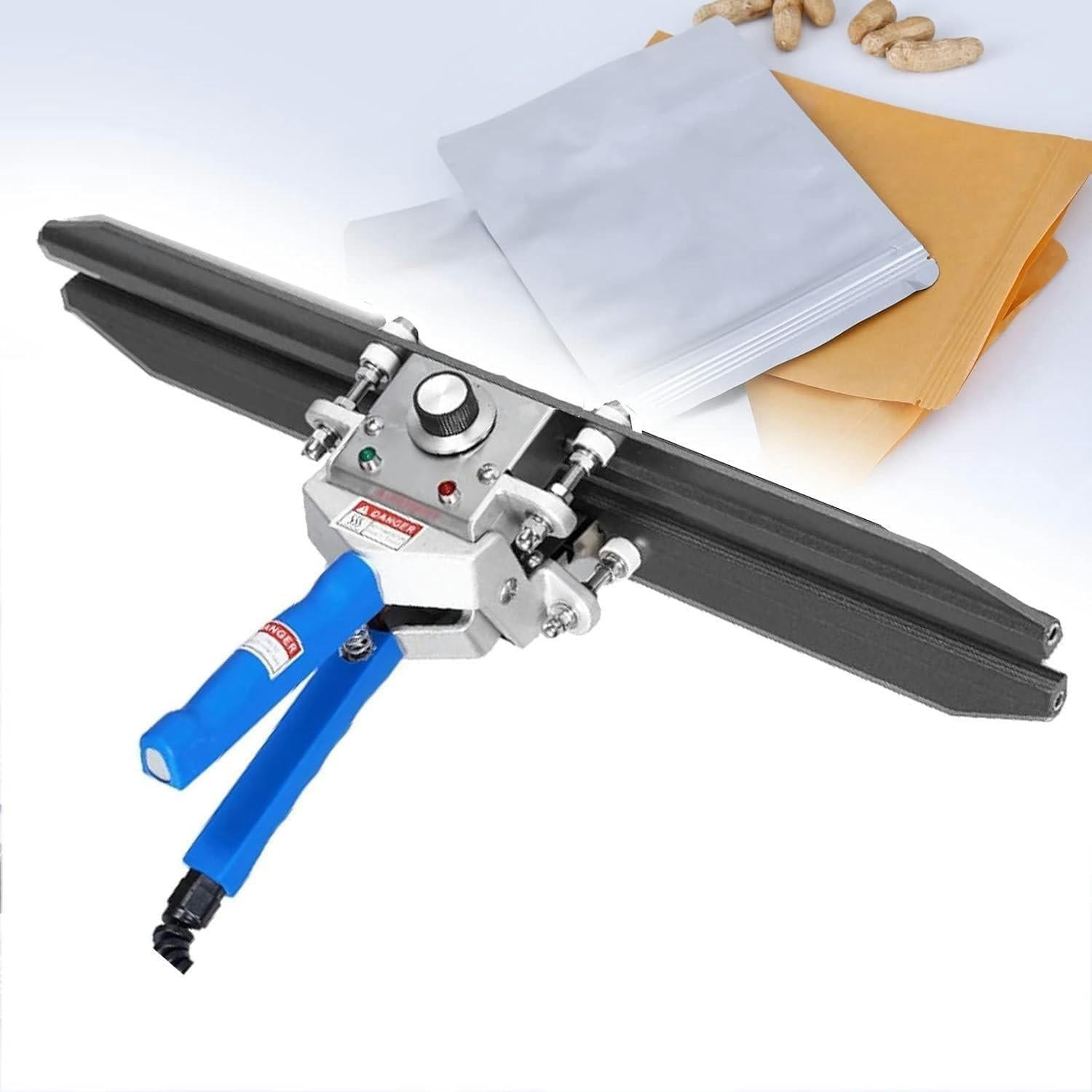 GXCZ Integrated Type Movable Hand Held Crimp Heat Sealer, Small Mylar ...