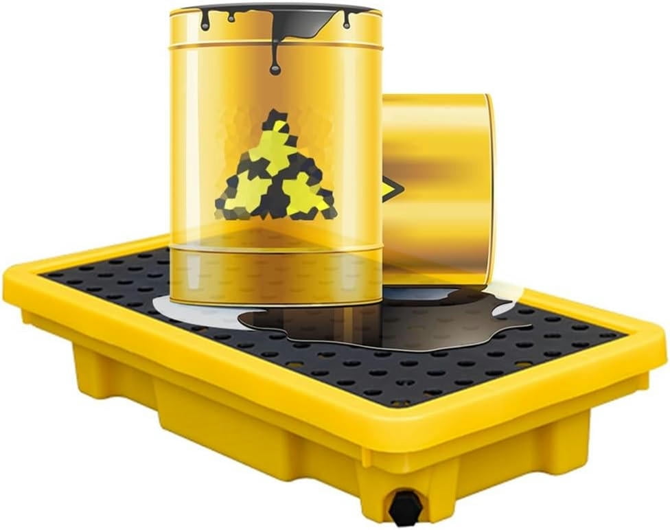GXCZ Modular Spill Platform With Drain, Anti Slip Detachable Leakproof ...
