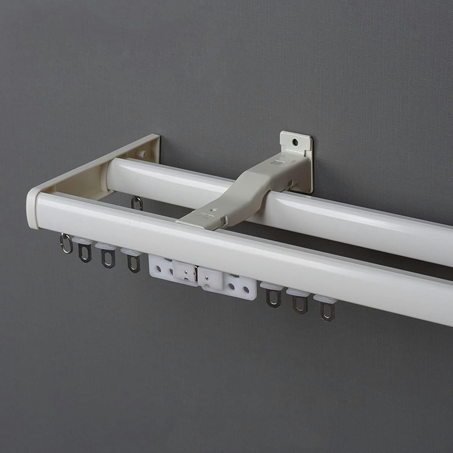 GXCZ NOIRDA Curtain Double Tracks System, Ceiling Or Wall Mounting ...