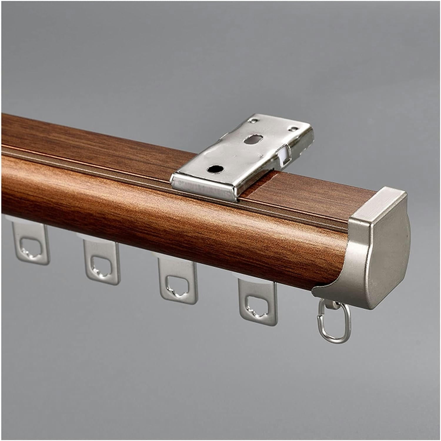GXCZ NOIRDA Double Curtain Track Aluminum, Heavy-Duty Wall Mount ...