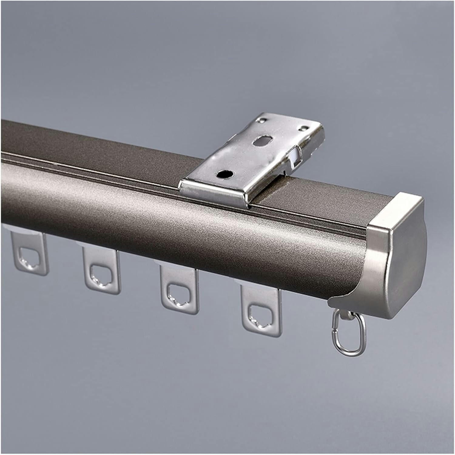 GXCZ NOIRDA Double Curtain Track Aluminum, Heavy-Duty Wall Mount ...