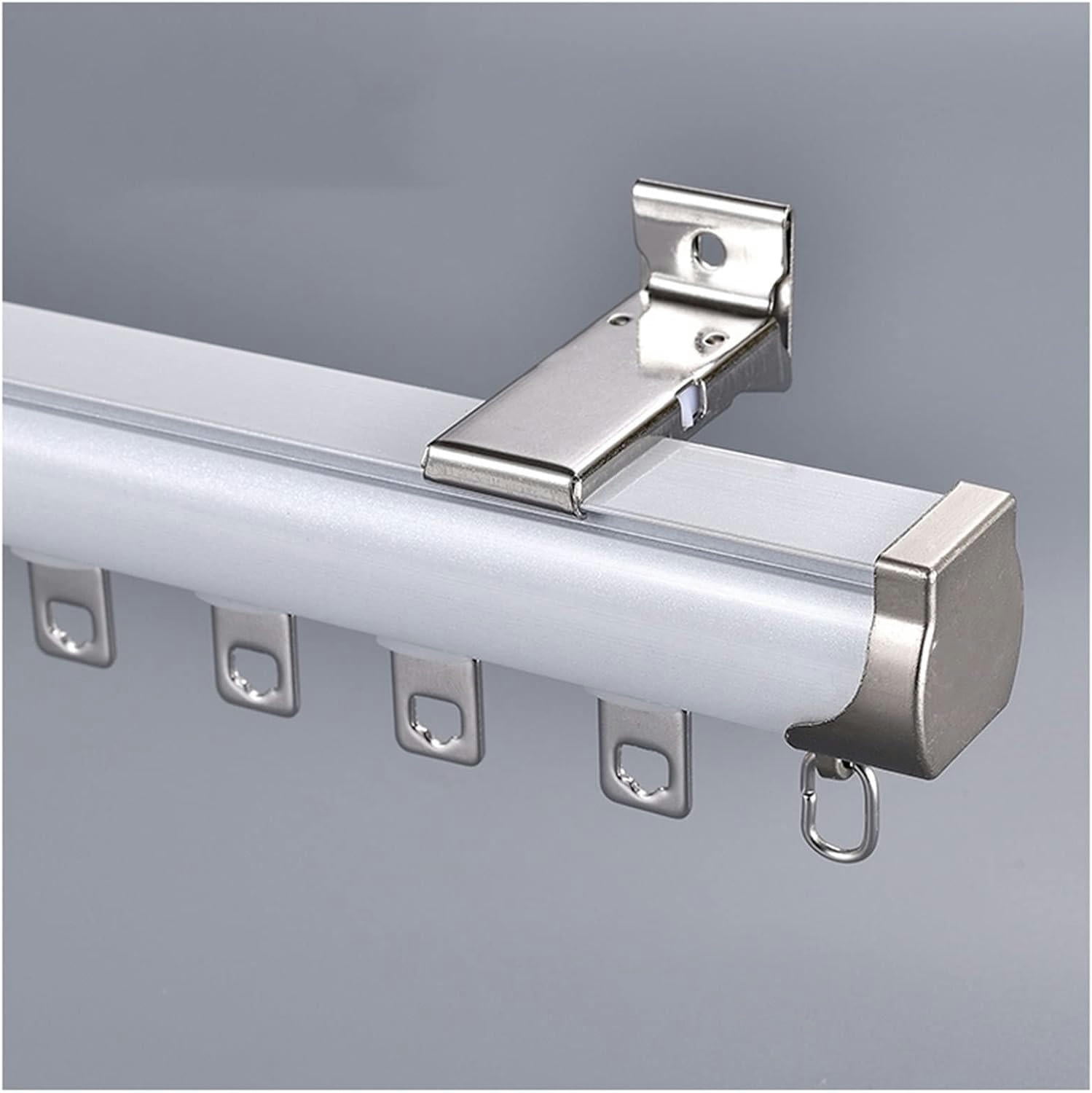 GXCZ NOIRDA Double Curtain Track Aluminum, Heavy-Duty Wall Mount ...