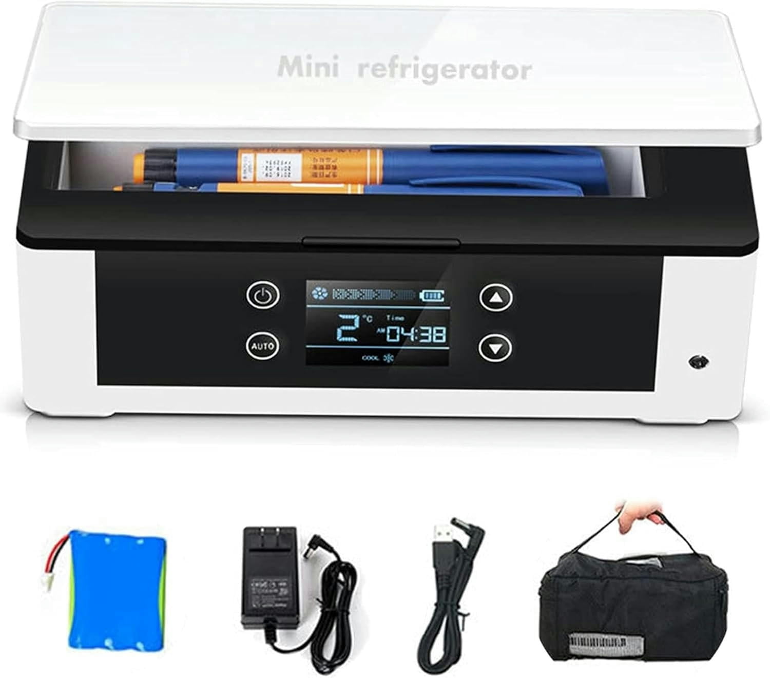 GXCZ Portable Mini Insulin Cooler,Mini Drug Constant Temperature ...