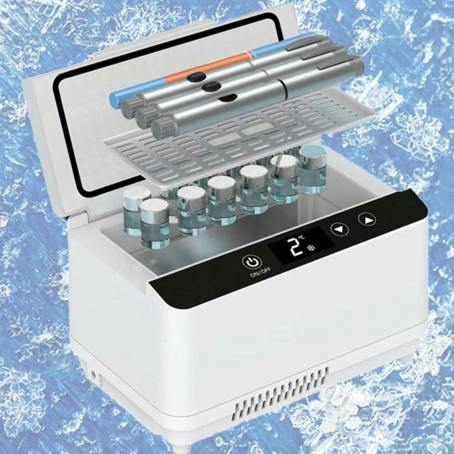 GXCZ Insulin Refrigerator Freezer, Insulin Refrigerator Portable ...