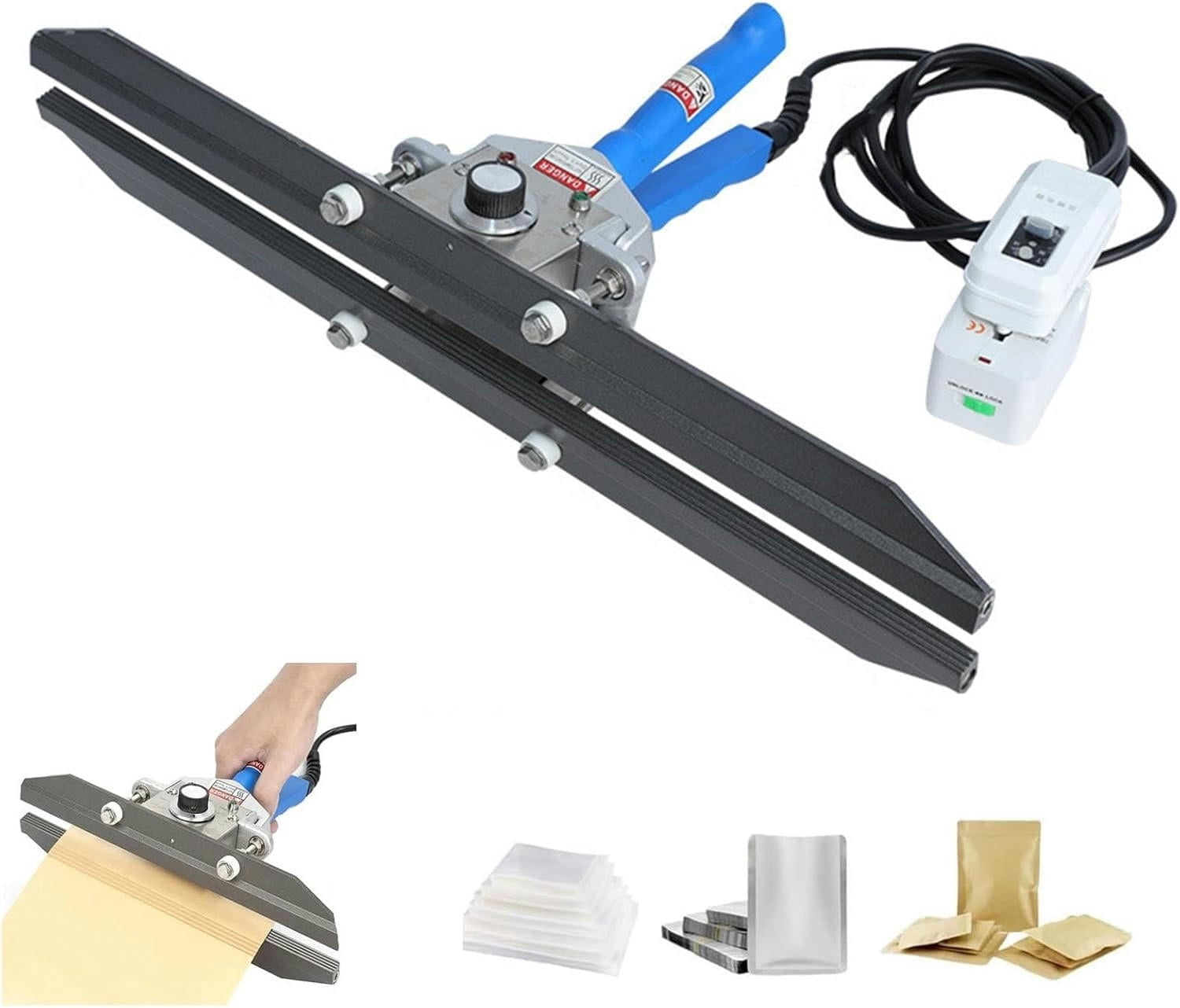 GXCZ Small Heat Crimp Sealer,Vacuum Sealer Machine,0-300 Digital ...