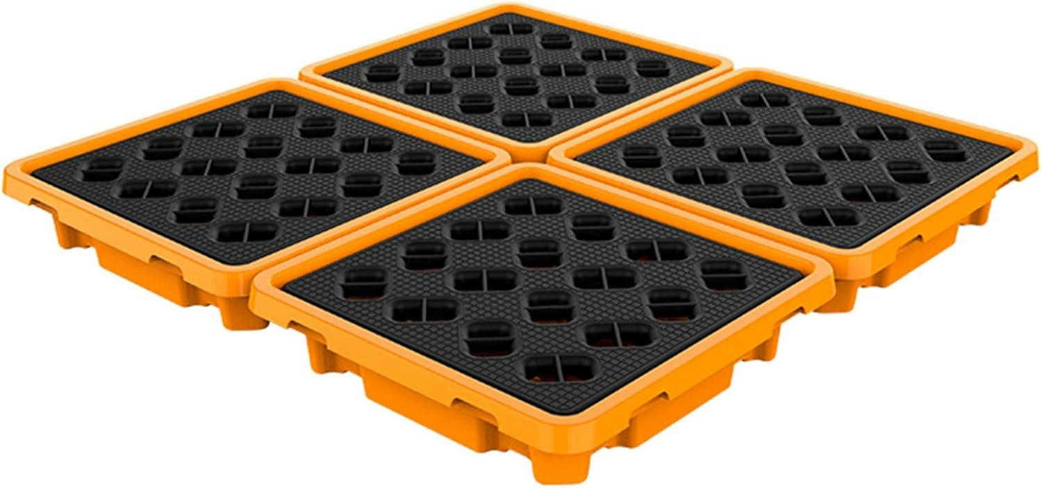 GXCZ Spill Containment Platform, Yellow And Black Polyethylene Pallet ...