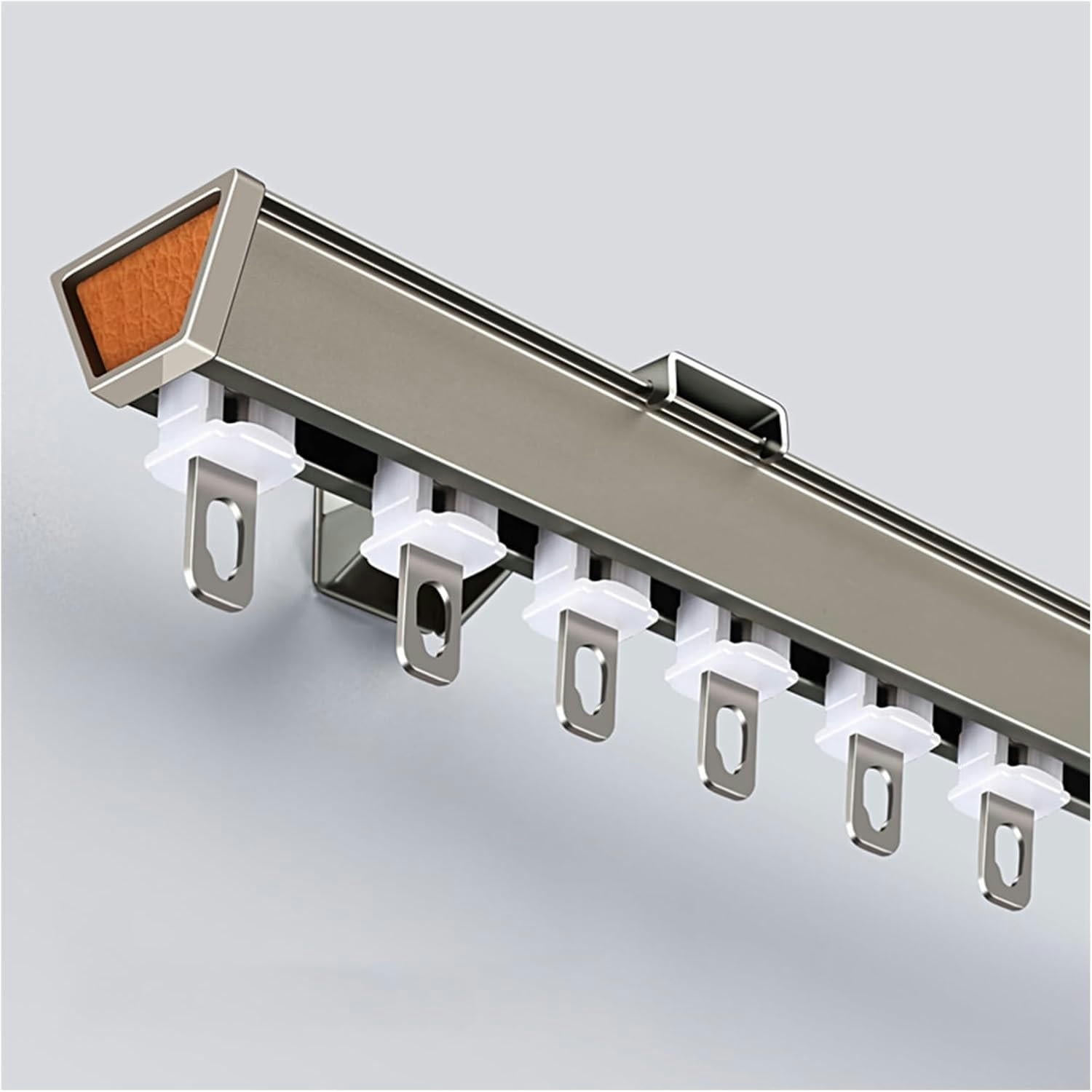 GXCZ V-shaped Curtain Single Track, Aluminum Room Divider Curtain Track ...