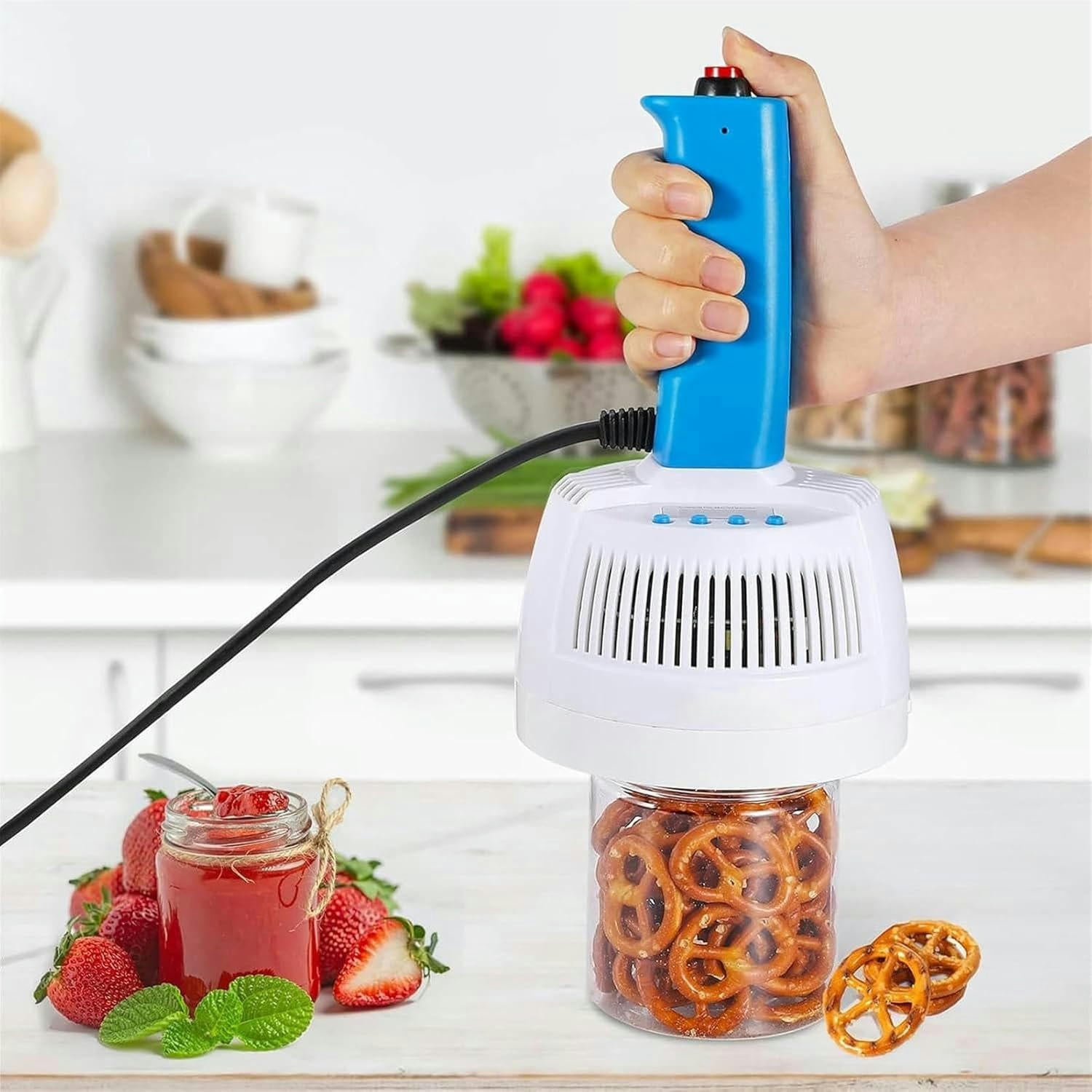 GXCZ Vacuum Sealers Handheld Electromagnetic Induction Sealer, 20-100mm ...