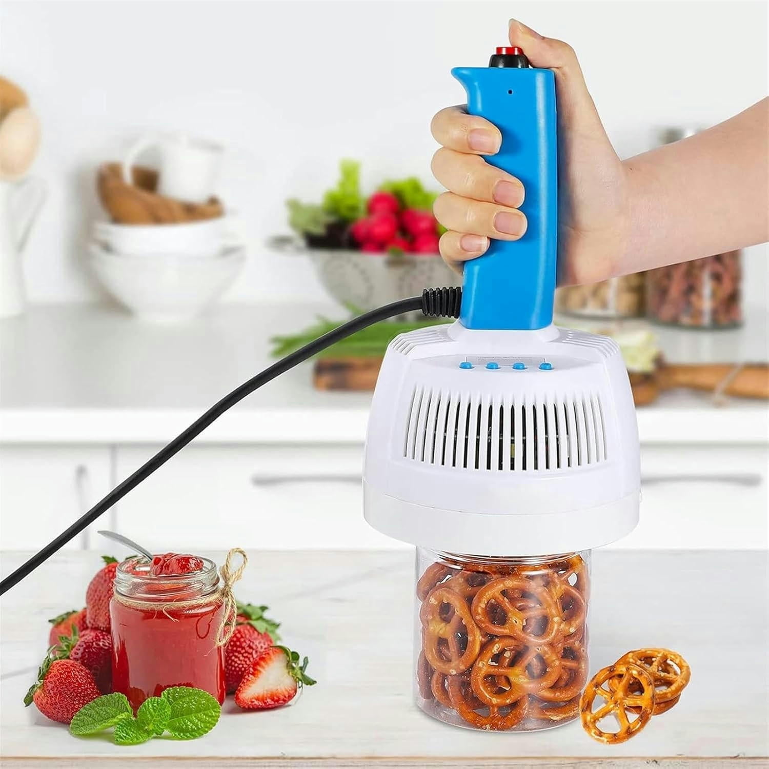 GXCZ Vacuum Sealers Handheld Electromagnetic Induction Sealer, 20-100mm ...