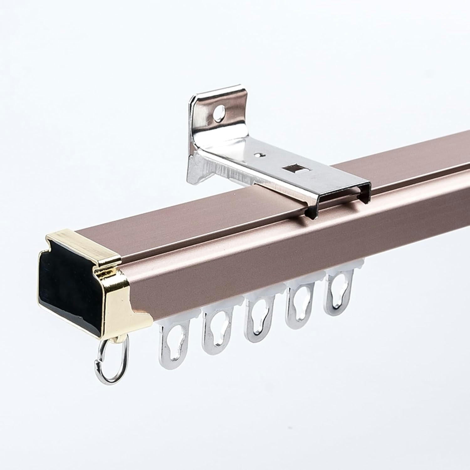 GXCZ Window Curtain Rod Aluminium Curtain Track For Ceiling Or Wall ...